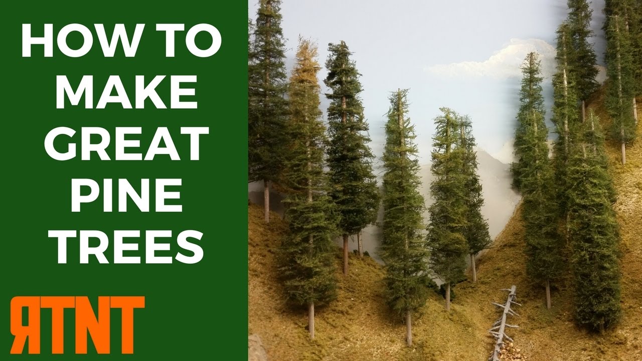 How to Make Model Pine Trees that Look Great and Realistic--RTNT009