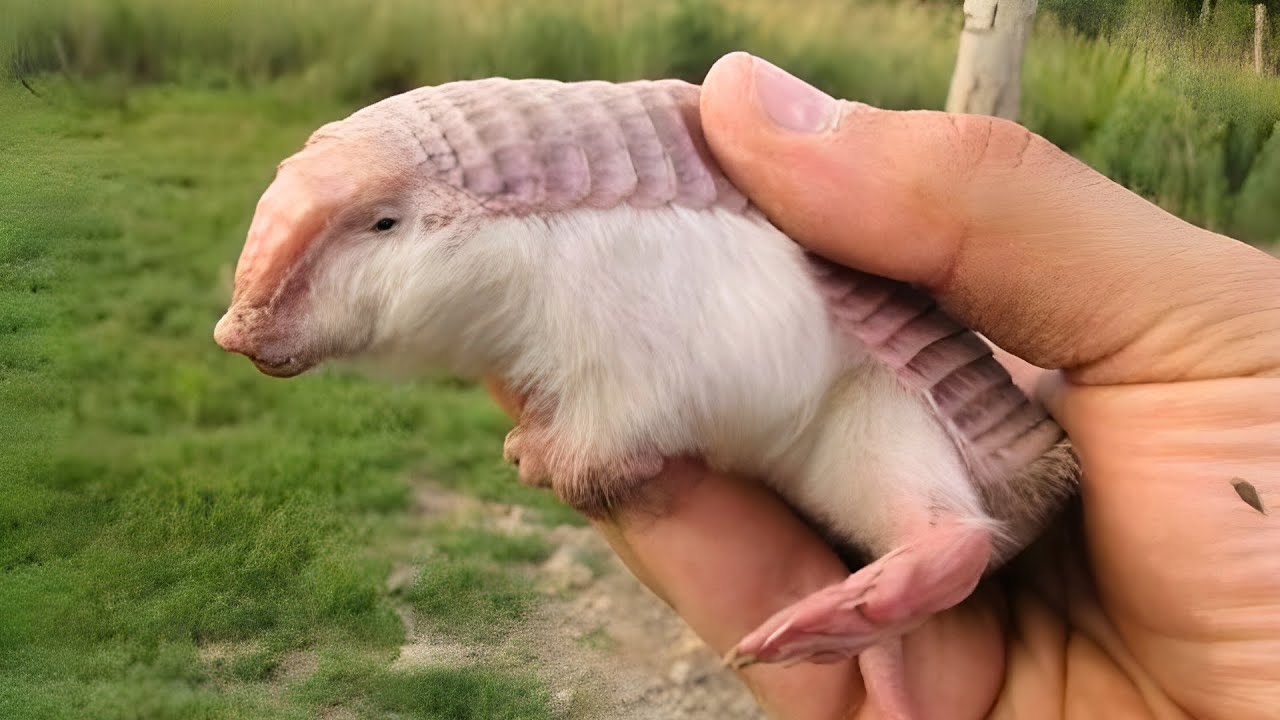 Pink Fairy Armadillo 🌟 Tiny Armored Creature!