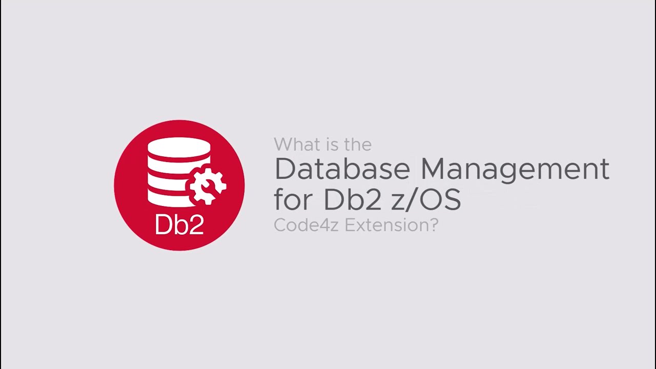 Database Management for Db2 z/OS Extension (VS Code) - Features