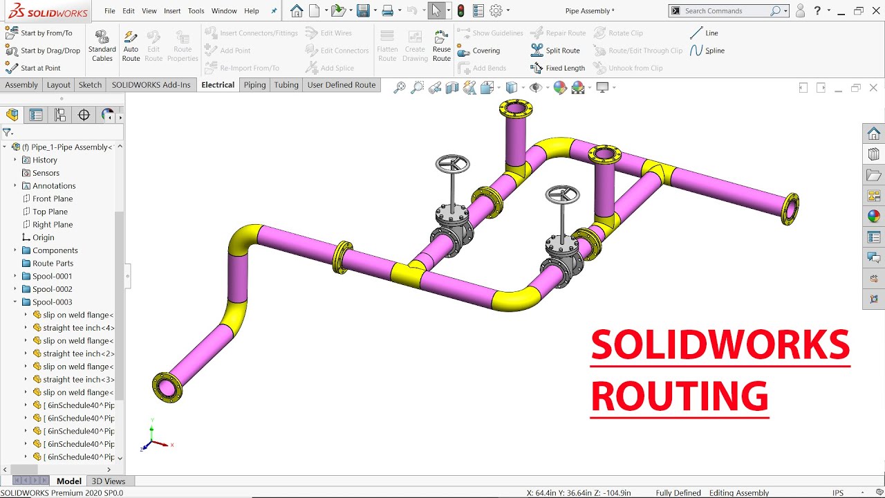 SolidWorks Routing Basic Tutorial