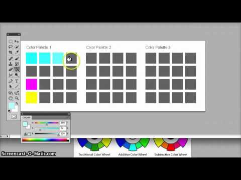 Josephine's Tutorial W4A2 Color Palettes in Photoshop