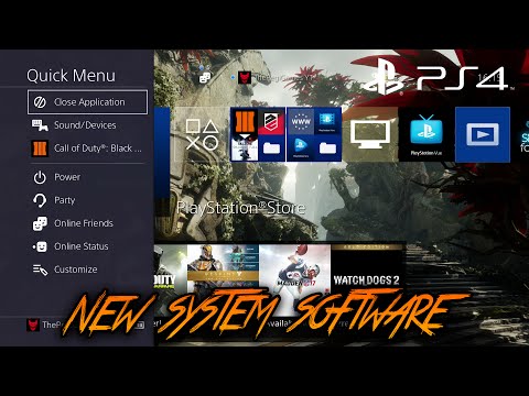 NEW PLAYSTATION 4 SYSTEM SOFTWARE UPDATE WALKTHROUGH (New PS4 User Interface Overview)