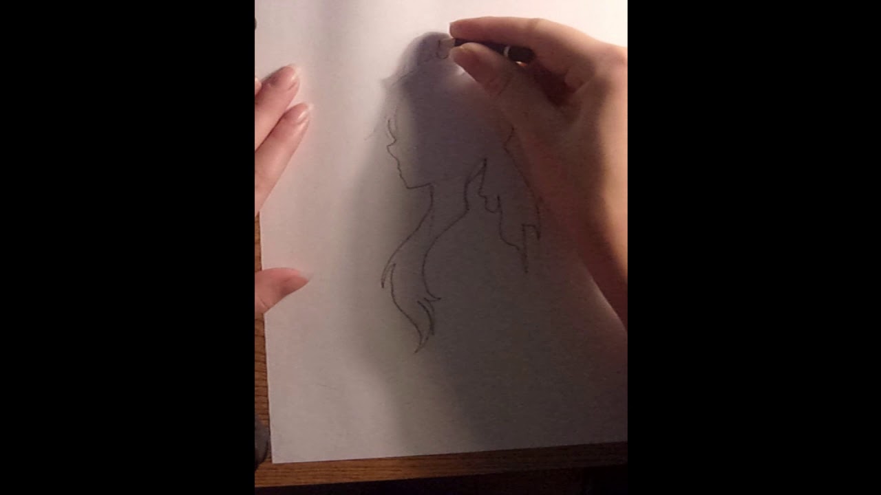 Manga Profile Silhouette Tutorial #43