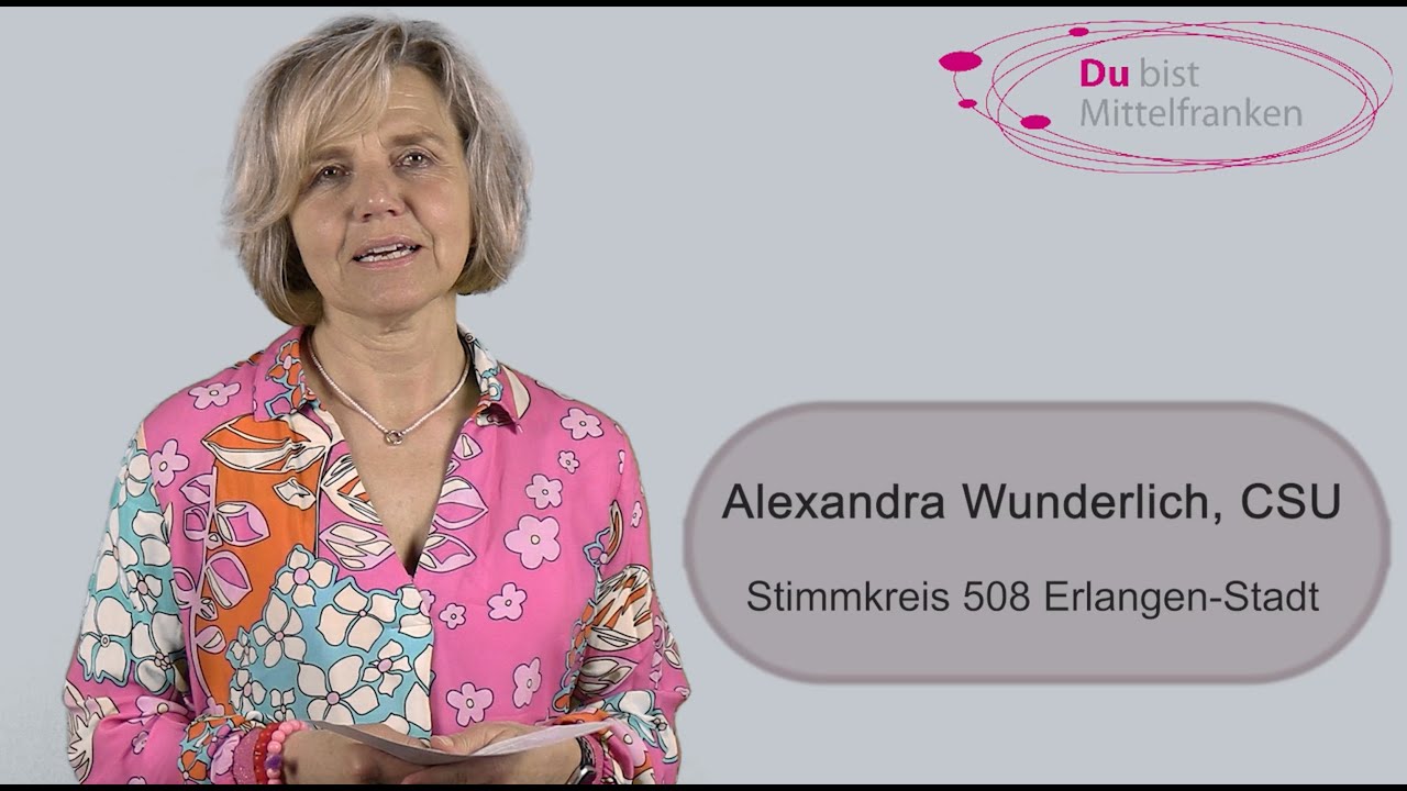 Interview mit Alexandra Wunderlich, CSU