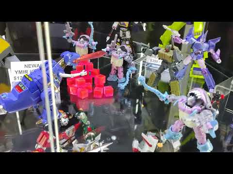 Newage Toys Display at The Chosen Prime Booth TFCon Toronto 2023