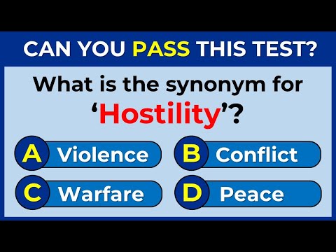 Antonyms Quiz: CAN YOU SCORE 25/25 ON THIS QUIZ? #challenge 26