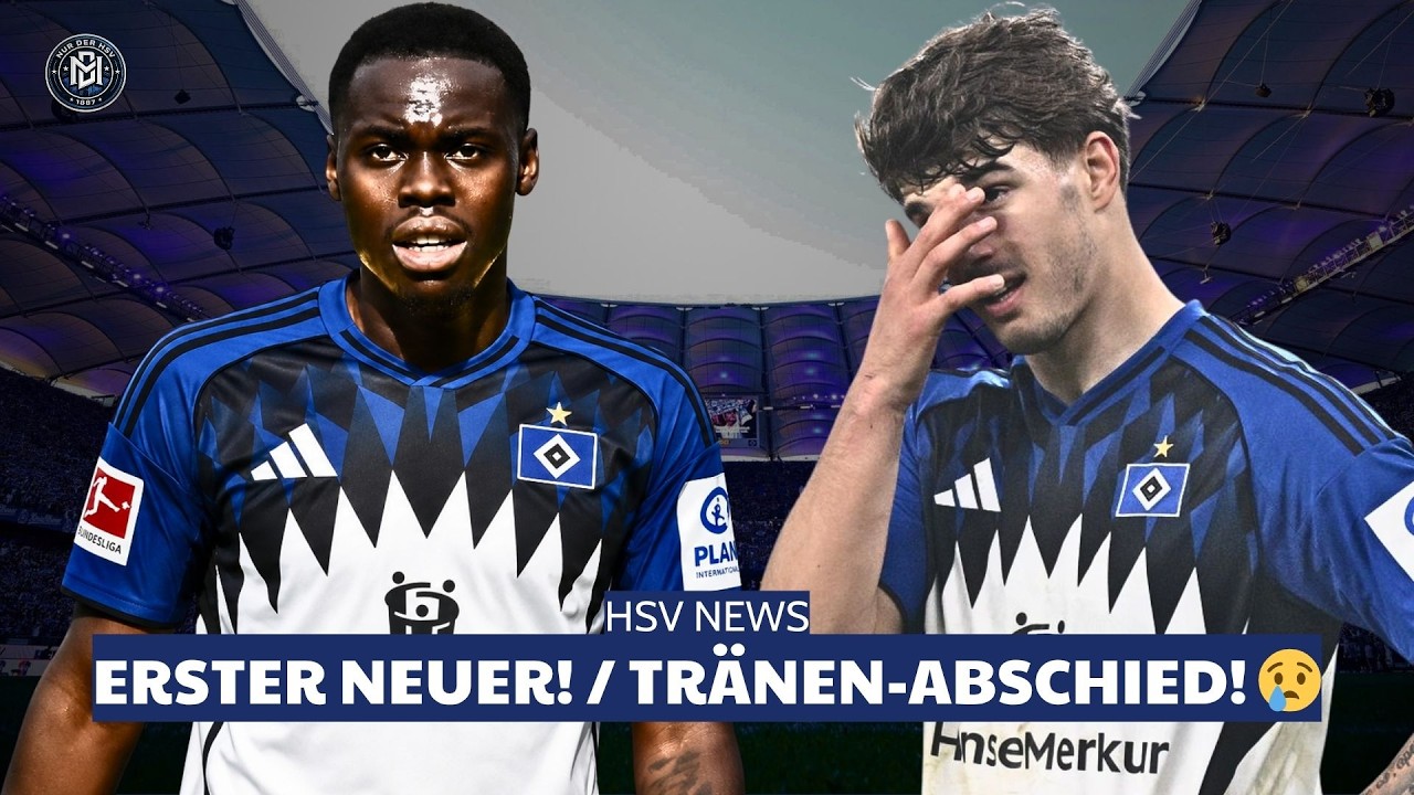 HSV NEWS! Erster Neuer beim HSV? Emotionaler Tränen-Abschied von Vuskovic!