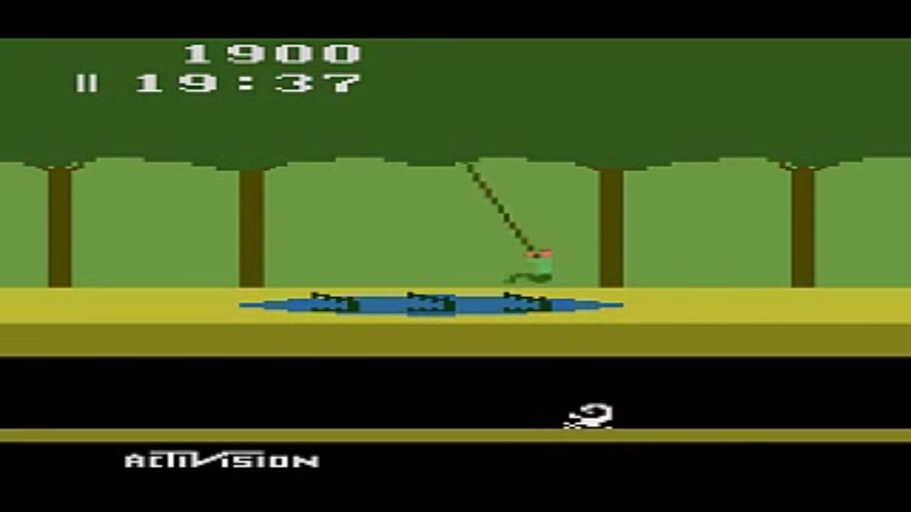 Pitfall! - Atari 2600 -  Best Atari 2600 Games (Activision 1982)