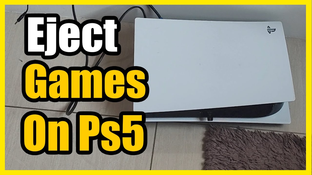 How to Eject your Game Disc on P5 two ways (Fast Tutorial)