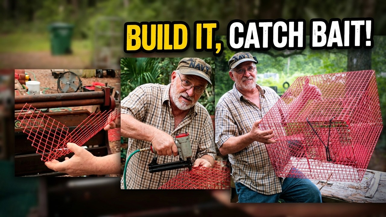 Build Your Own Ultimate Bait Fish Trap!!