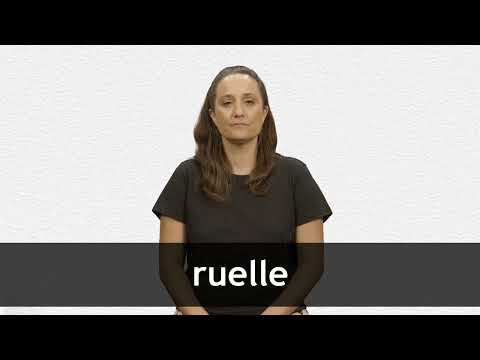 English Translation of “RUELLE” | Collins French-English Dictionary