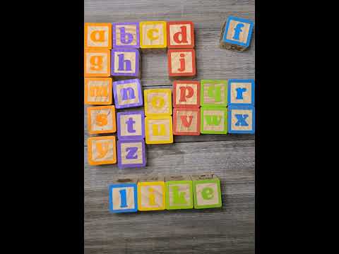Alphabet Blocks | 4️⃣ Letter Words