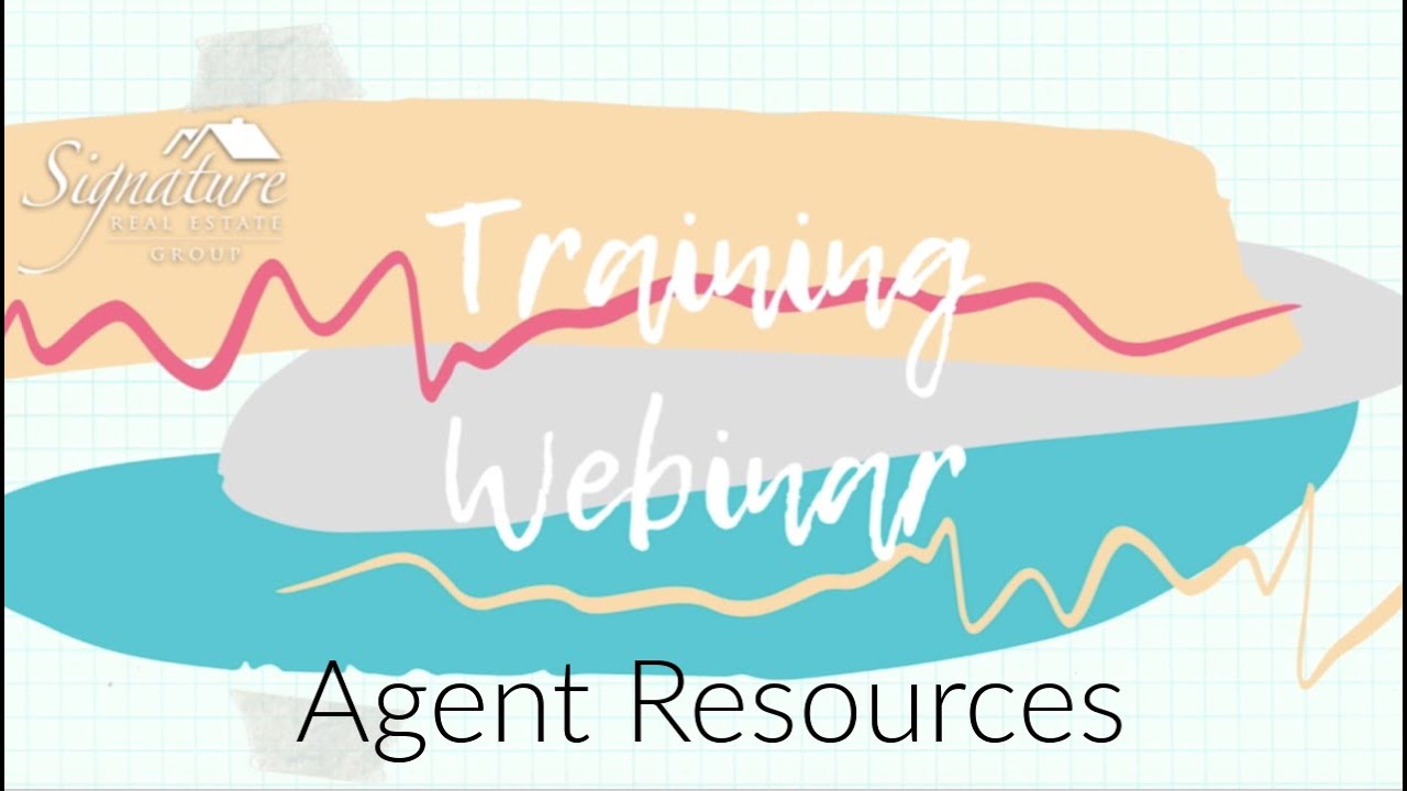 Training Webinar | Agent resources
