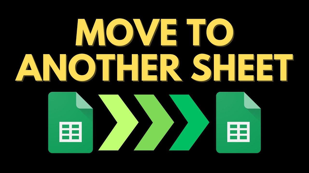 Move A Row to Different Spreadsheet - Google Apps Script Tutorial