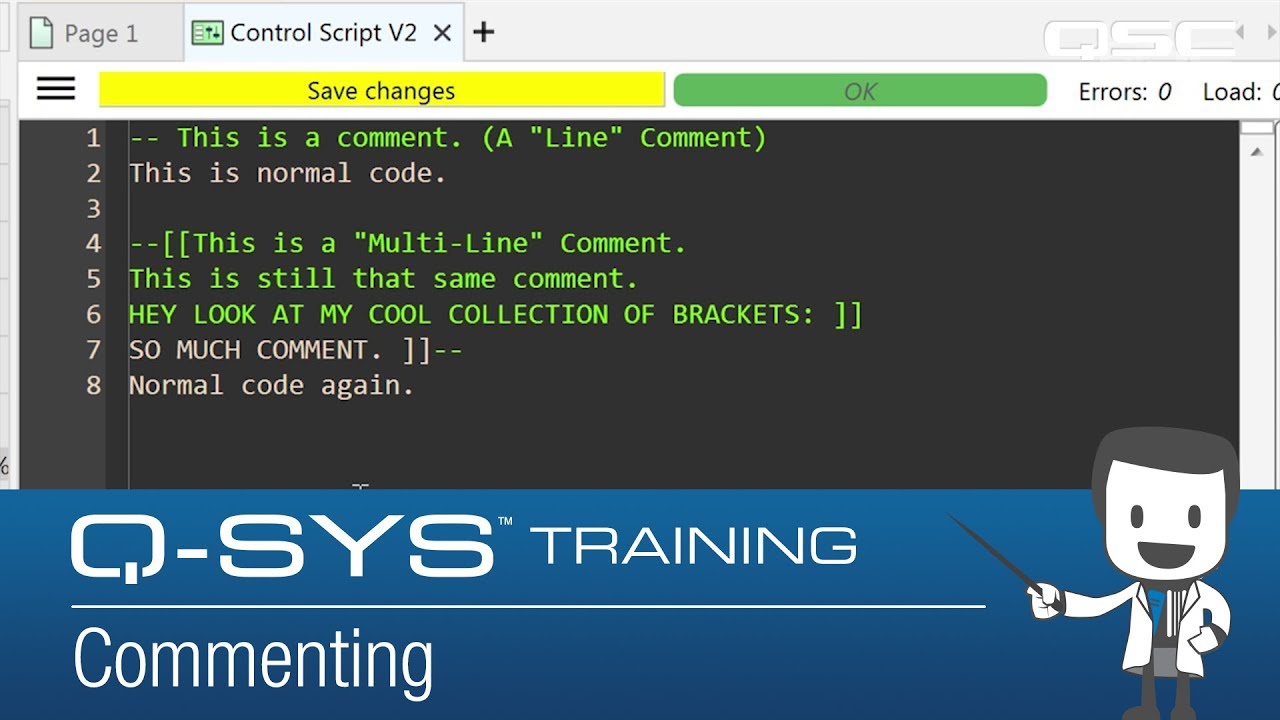 Scripting Basics B - Commenting EN