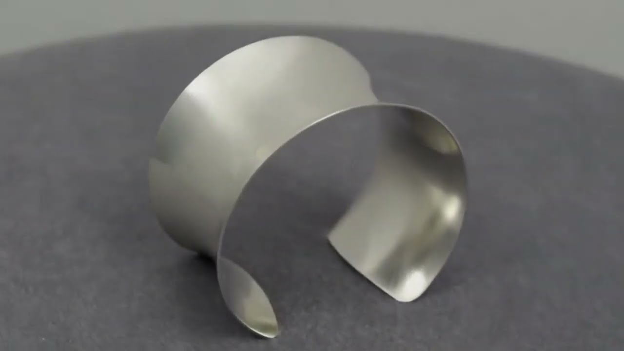 Wide Sterling Silver Cuff Bracelet    meandmymansjewelry com