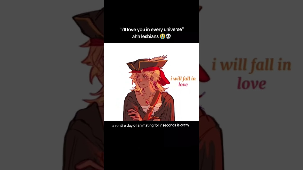 i come bearing doomed yuri #wlw #ocs #animation #ocanimation #animatic #animationmeme #digitalart