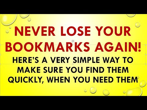 How to use Bookmarks on Google Chrome the Right Way - Simple