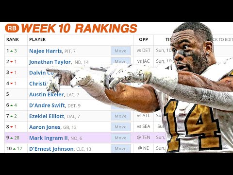 Fantasy Football Rankings Week 10 (2021)