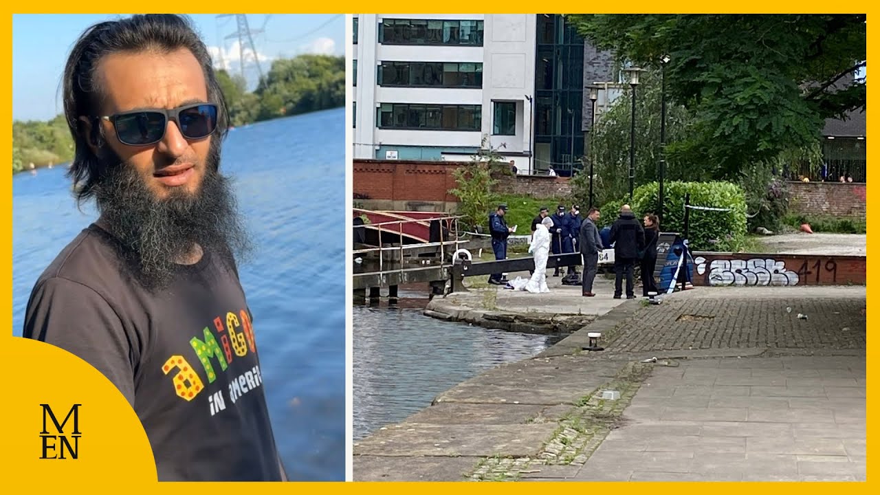 Man stabbed in heart and pushed in canal in Manchester