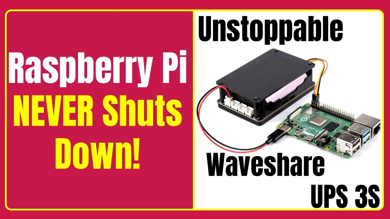 Ultimate Raspberry Pi UPS Power Setup!   Waveshare UPS Module 3S + Pi 5 Display Case Integration