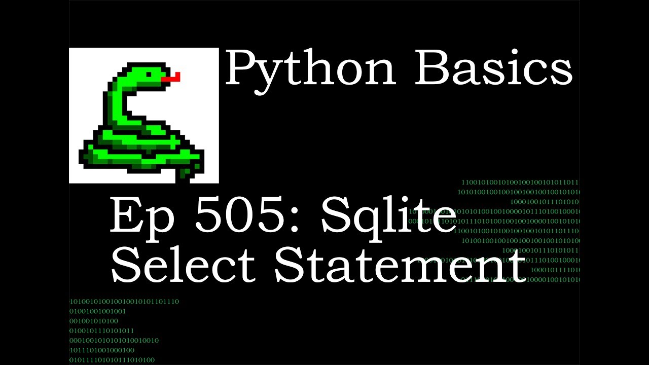 Python Basics Sqlite Cursor Select Fetchone Mehtod