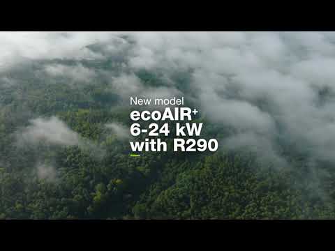 ecoAIR⁺ 6-24 PRO: new #R290 air-source heat pump up to 24 kW