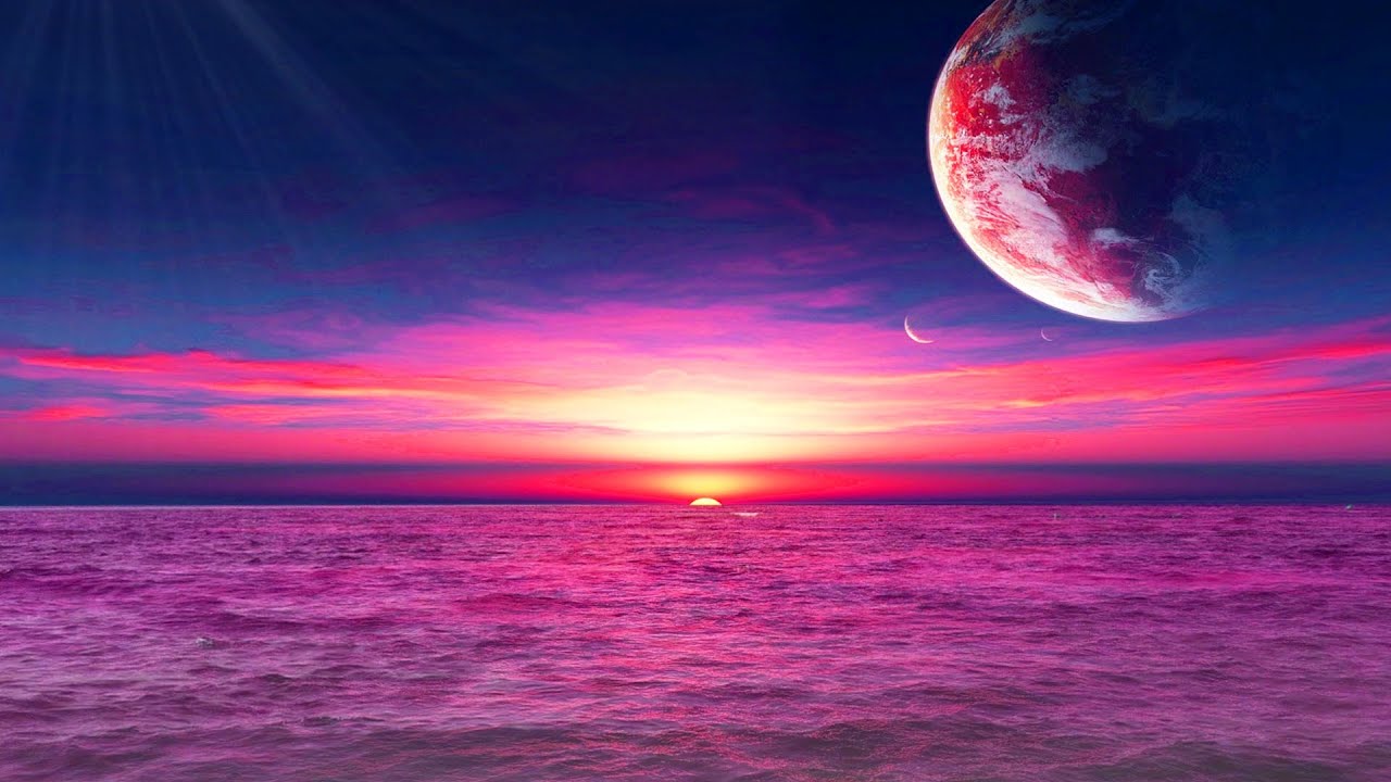 Calming Ocean Waves at Sunset: Deep Sleep and Anxiety Relief (Relaxing Ambiance)