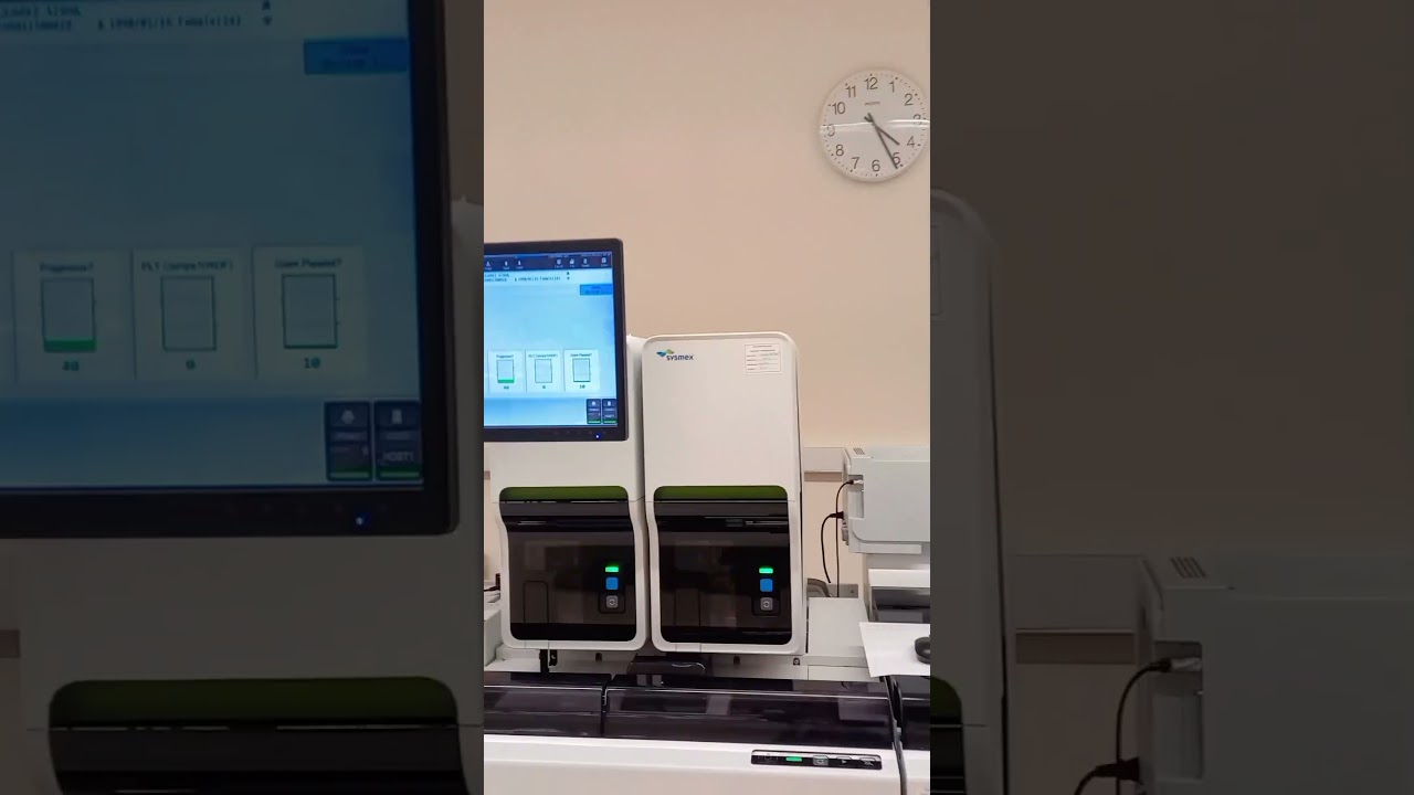 Hematology Lab Sysmex Analyzer #sysmex #cell counter #hematology #laboratory