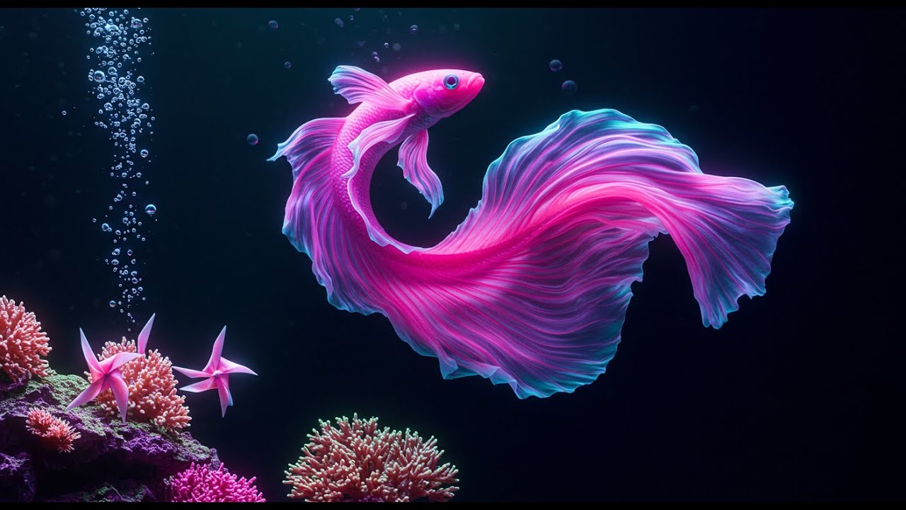 3D Hologram Video Fish NextLevel Aquarium DIY Smartphone Projector Pepper's Ghost Dispay Part 2
