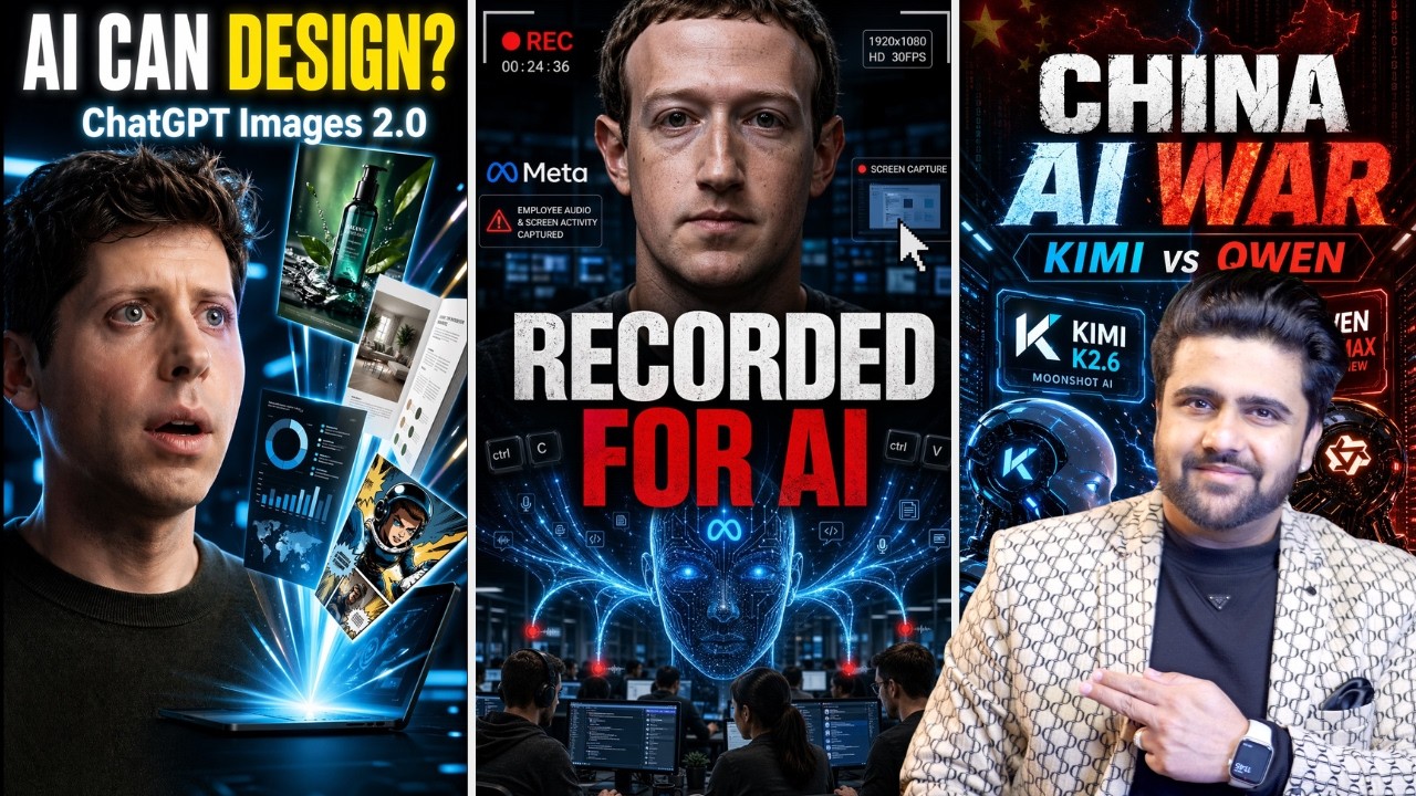 Kimi K2.6 Release, Qwen 3.6 Maxx, Huawei Smart Glasses, Huawei 1st wide foldable phone: Tech News