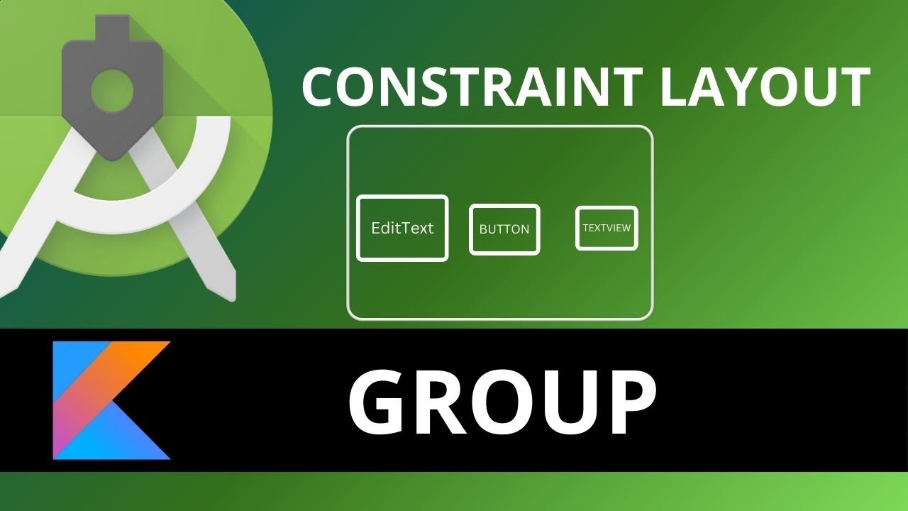 Android ConstraintLayout Group || Constraint layout group android || Constraint layout tutorial