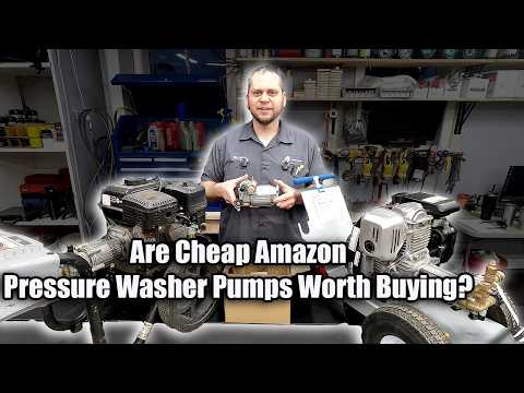 I Bought the Cheapest Pressure Washer Pump on Amazon! How Does It Compare to the Leading Brand?