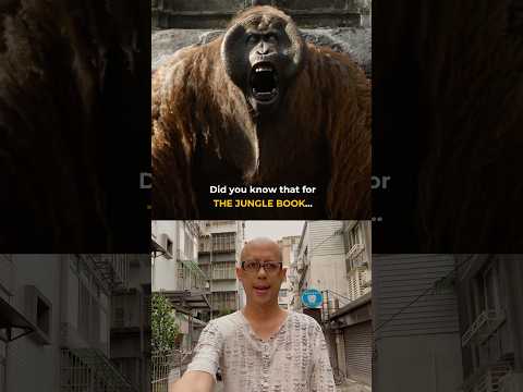 Did you know that for THE JUNGLE BOOK...