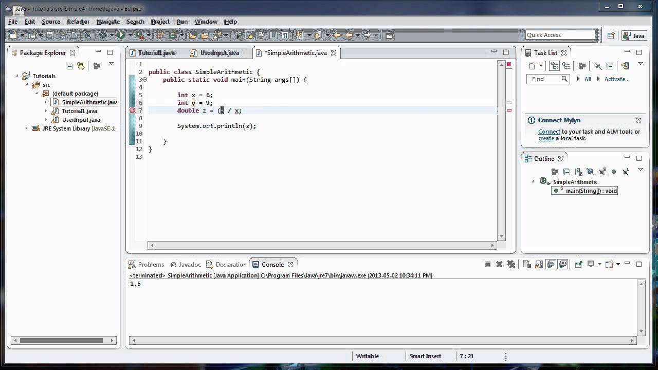 [FHP] Java Tutorial 6 | Simple Arithmetic