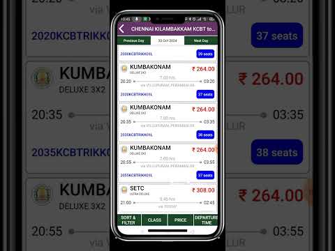 Government Bus TNSTC Ticket Booking Online