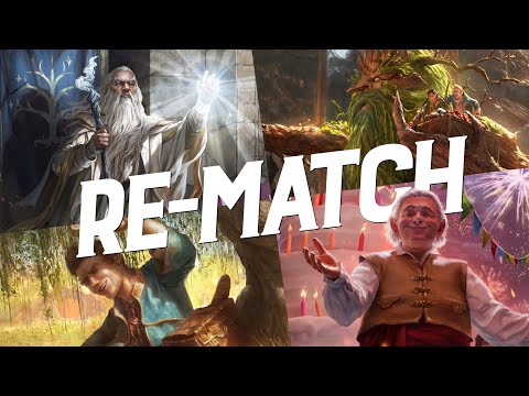 RE-MATCH! Gandalf, Treebeard, Bilbo, Peregrin | Lord of the Rings Commander Gameplay