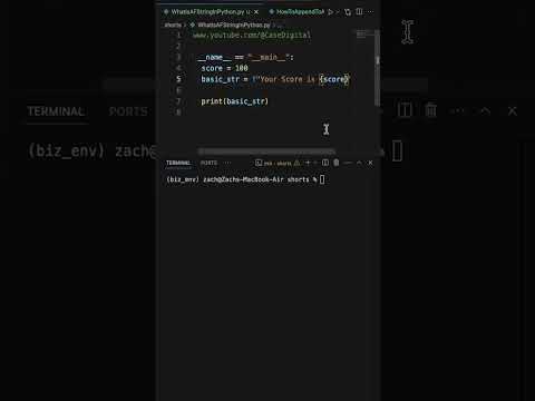 What Is A F String In Python