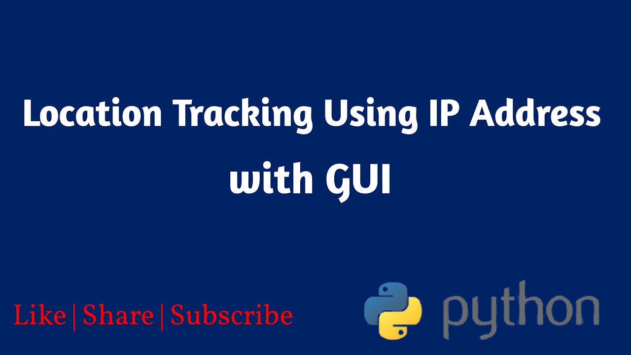 IP Tracker Using Python || Finding IP Address Details || IP Detail App || Python Tkinter || Python