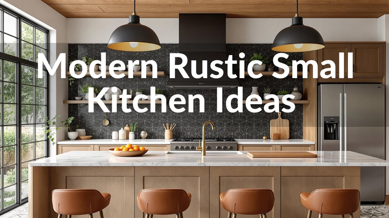 Modern Rustic Small Kitchen Ideas Maximizing Style and Storage Efficiently   2025