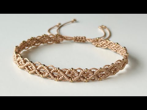 DIY Macrame Bracelet | Making My First Macrame Ankle Bracelet | Micro Macrame Jewelry Tutorial
