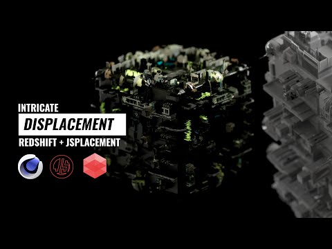 Displacement in Redshift for Beginners! (C4D & JSplacement)