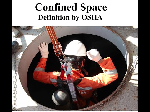 Confined Space - Definition by OSHA