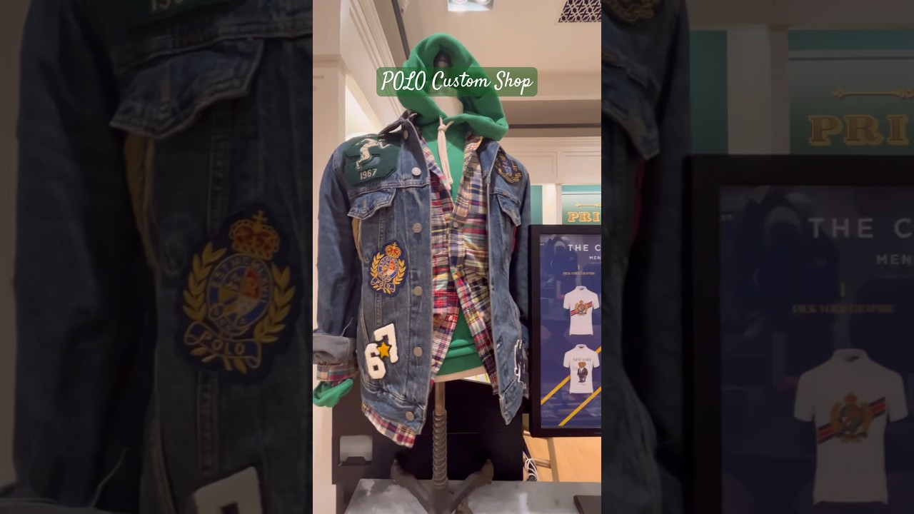 Polo Ralph Lauren Custom Shop - Patches & Embroidery 🧵 🤩Check this out!