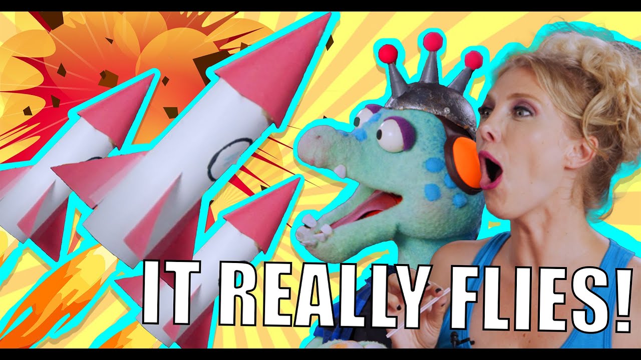 Make Your Own Rockets! | Space Dragon & Kim