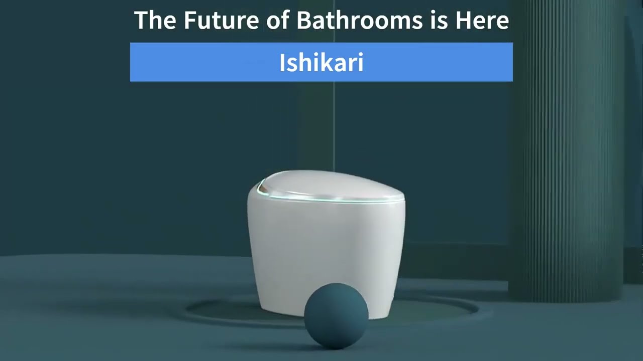 The Future of Bathrooms is Here! Ishikari Futuristic High-Tech Japanese Style Smart Toilet & Bidet