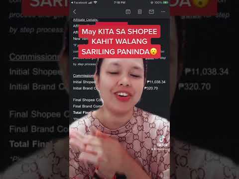 MY SHOPEE AFFILIATE COMMISSION!