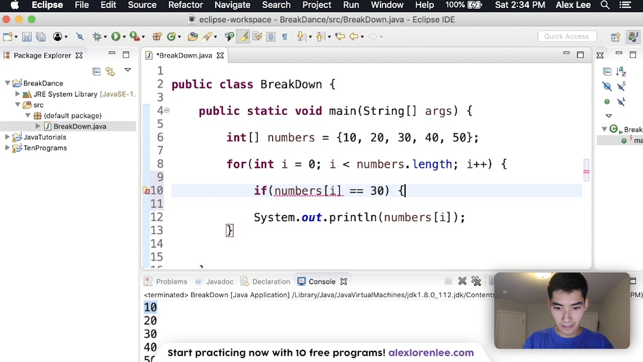 Break Java Tutorial #42