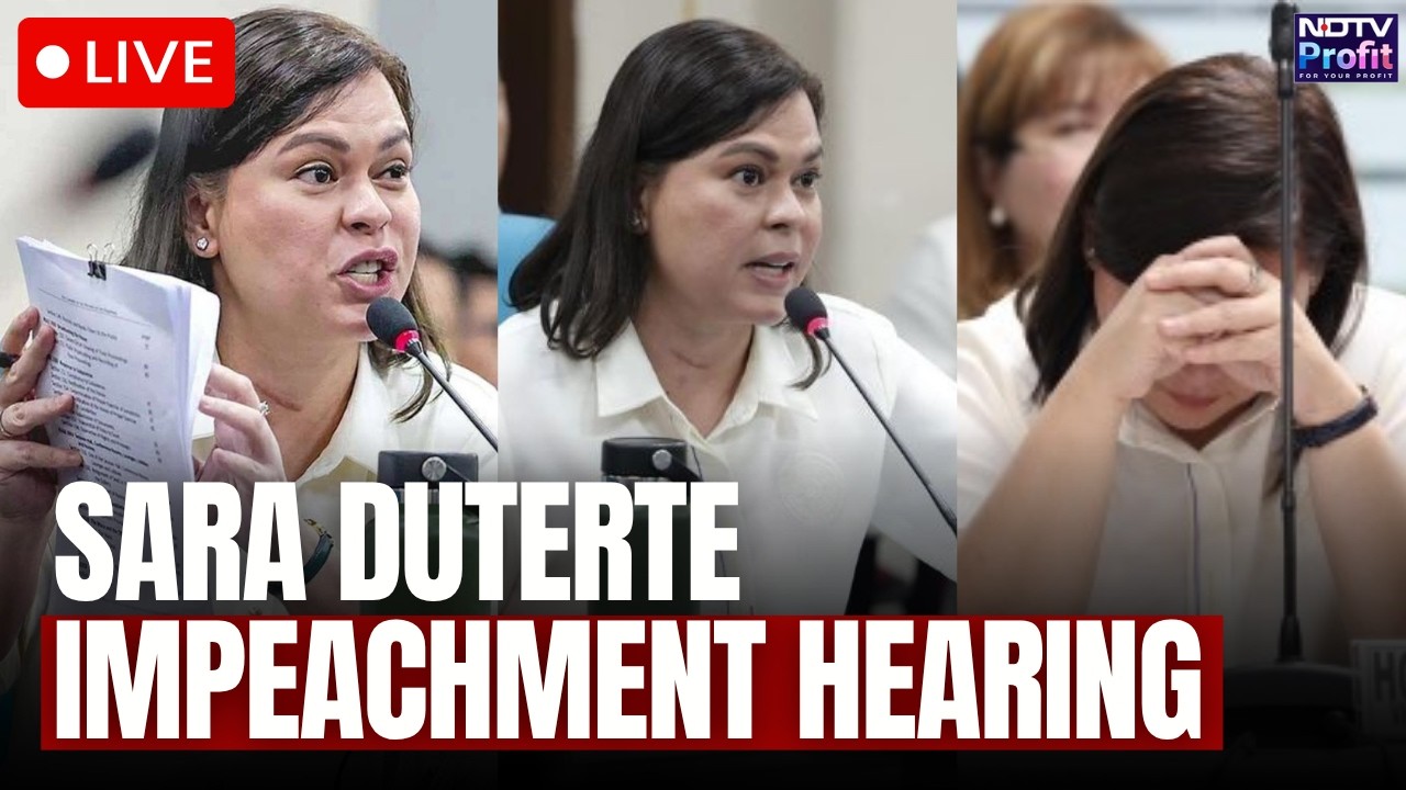 Watch LIVE: VP Sara Duterte Faces Impeachment | Power Battle Explodes In Senate Of Philippines