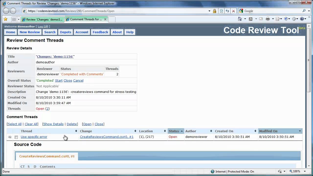 Code Review Tool Introduction